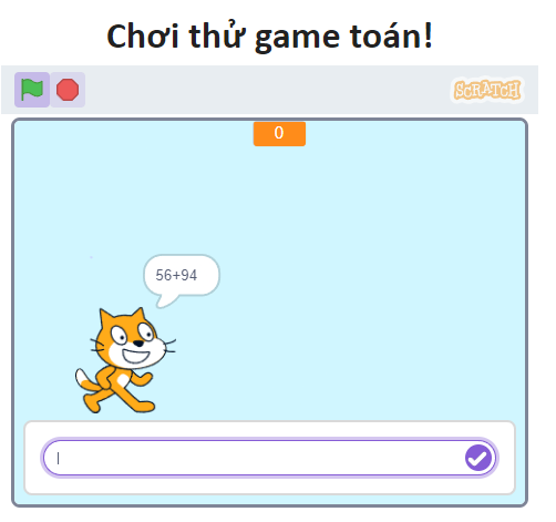 Hướng Dẫn Tạo Game Toán đơn Giản Bằng Scratch Scratch For You 
